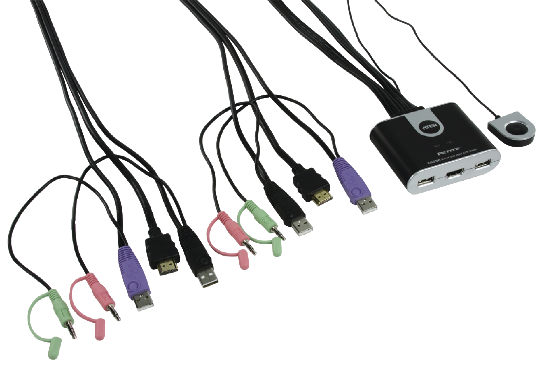 Easy KVM switch HDMI 2 port HDMI USB 2.0 | Elektronik Lavpris Aps Easy KVM switch HDMI 2 port HDMI USB 2.0 | Elektronik Lavpris Aps