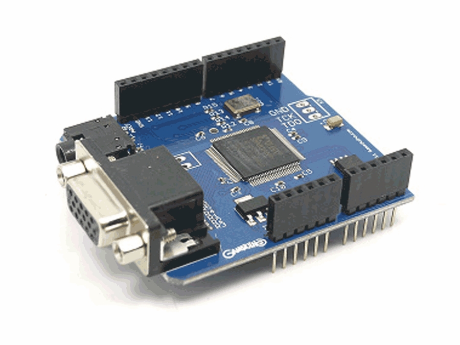 Gameduino shield til Arduino Uno | Elektronik Lavpris Aps