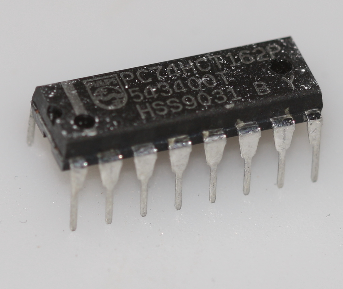 Synchronous 4-bit decade counter with synchronous clear DIP-16 ... Synchronous 4-bit decade counter with synchronous clear DIP-16 ...