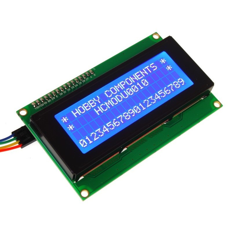 I2C 2004 Serial 20 x 4 LCD Module | Elektronik Lavpris Aps