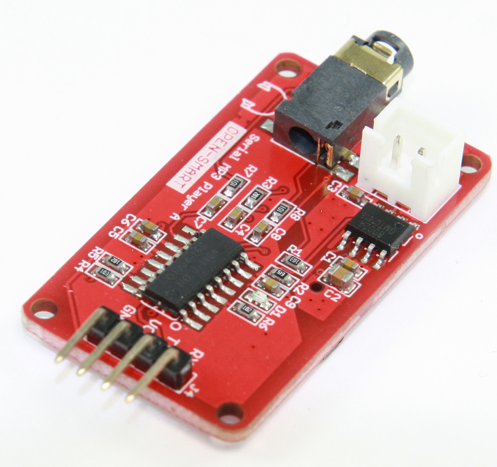 UART Serial MP3 Music Player Module With Speaker Monaural Amplifier ...