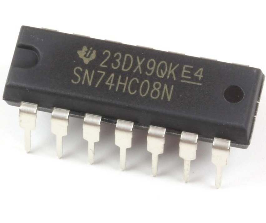 Quad 2-input AND gate DIP-14 | Elektronik Lavpris Aps