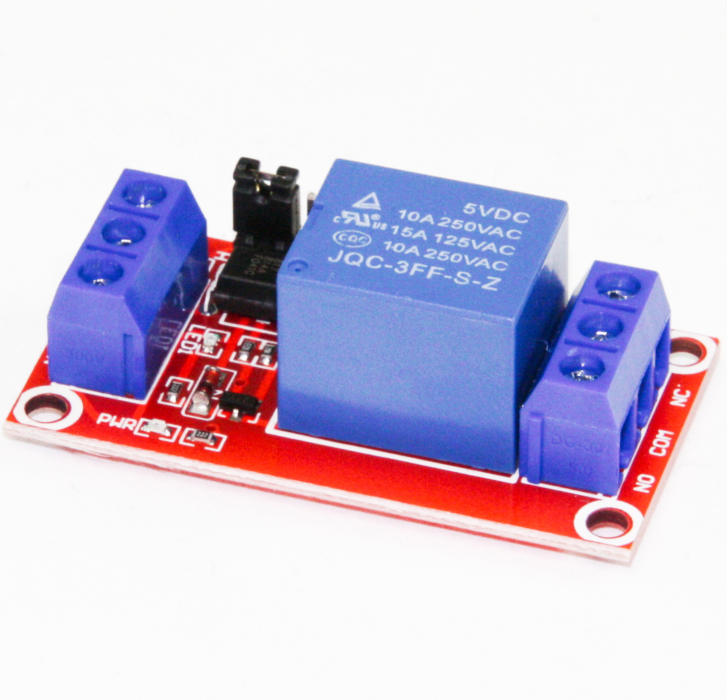 5V 1-Channel Relay Module With Optocoupler H/L Level Trigger ...