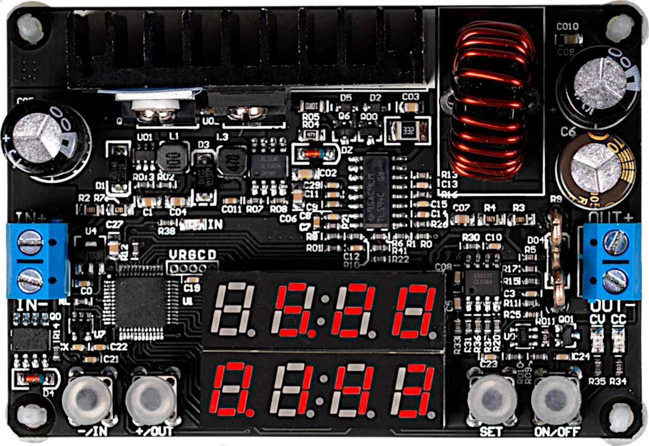 STEP-DOWN DC/DC-CONVERTER 6-40/0-32V 5A | Elektronik Lavpris Aps